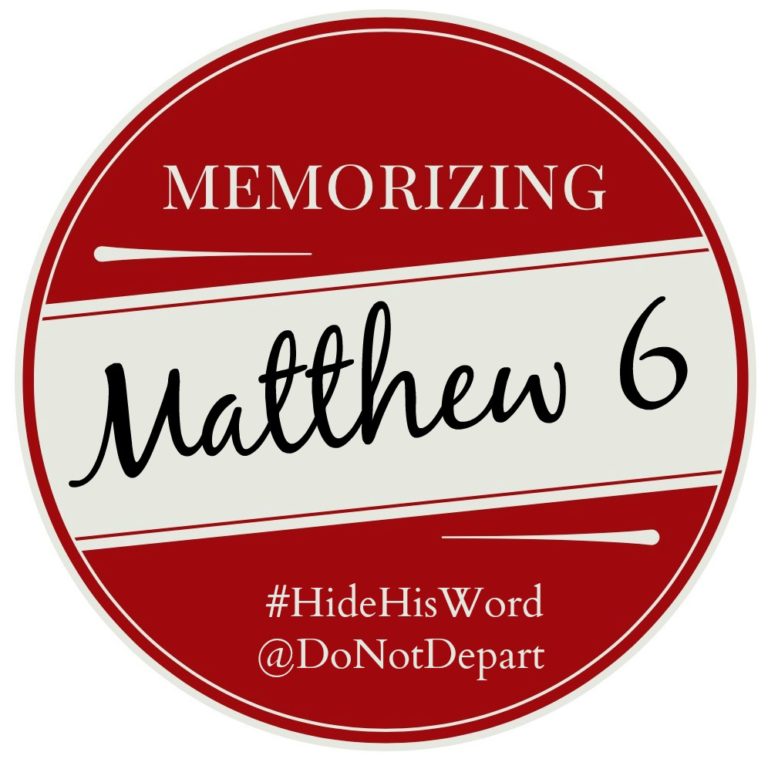 Be good or just look good? Memorizing Matthew 6:1-2 - Do Not Depart Be good or just look good? Memorizing Matthew 6:1-2 - Do Not Depart