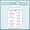 Proverbs to Memorize - Do Not Depart