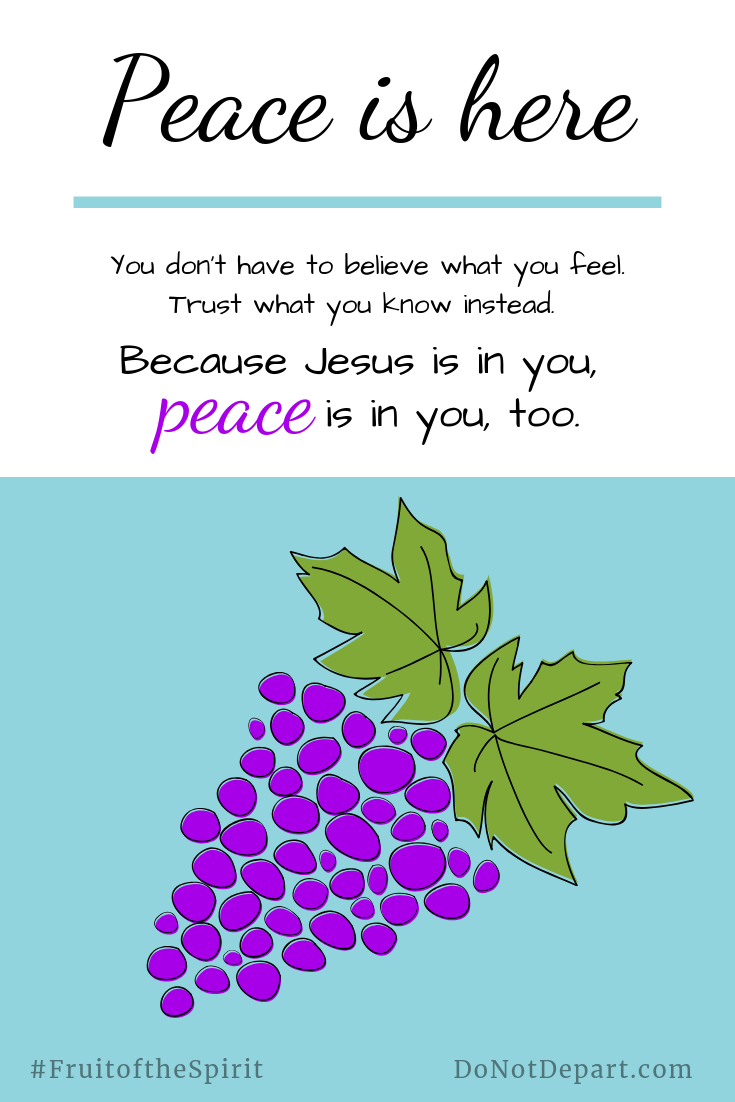 Lost Your Peace? 4 Ways to Find and Enjoy Peace Again - Do Not Depart